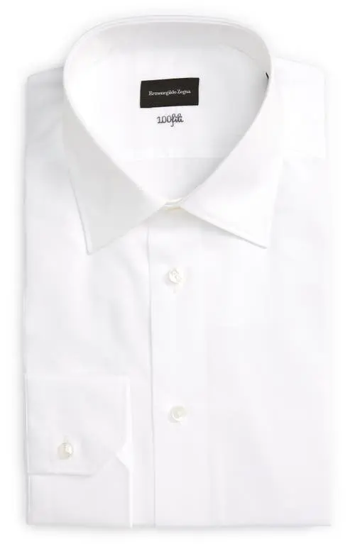 Zegna Paul 100 Fili Button-up Shirt - White