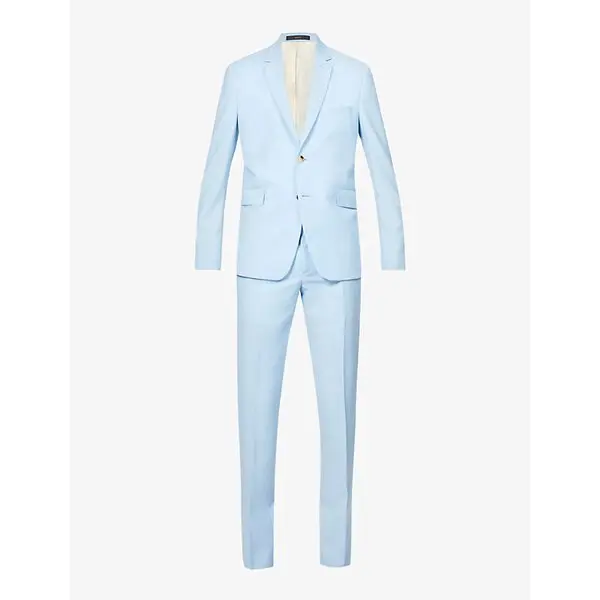 Paul Smith Light Blue Kensington-Fit Wool And Mohair-Blend Suit