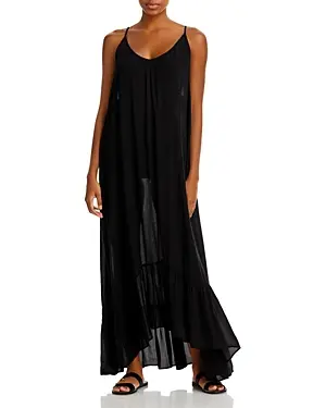 Aqua Maxi Dress Cover-Up Exclusive - Black | Editorialist
