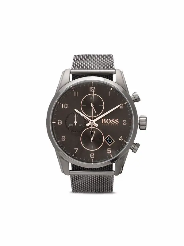Hugo Boss Skymaster Quartz 44mm Bracelet Watch - Grey