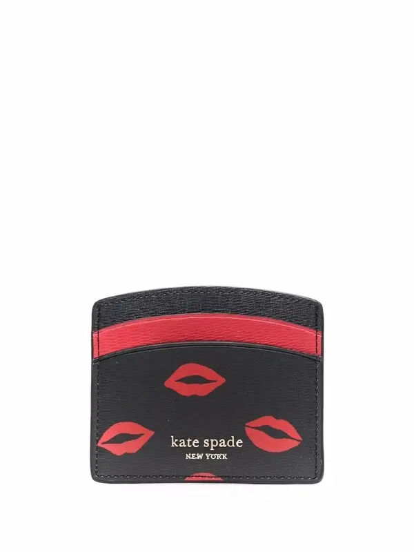 Kate Spade New York Logo Colour-Block Wallet In Black - 40% Off ...