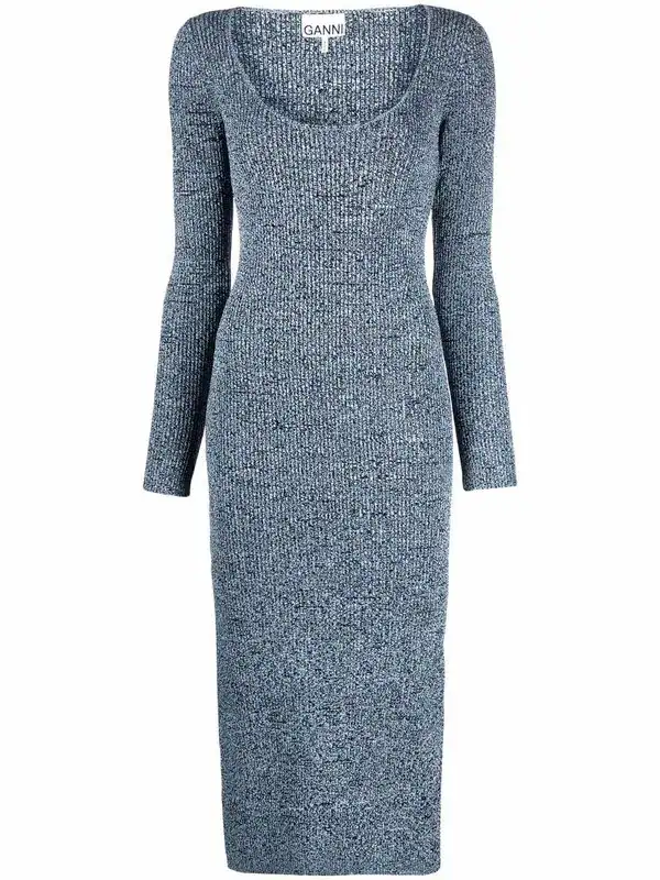 deep v knit dress Balmain Deep V-Neck White Cocktail Knit Dress