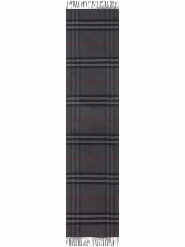 Burberry Reversible Check Cashmere Scarf
