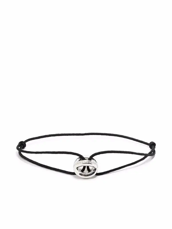 Le Gramme 3g Entrelacs Diamond Cord Bracelet