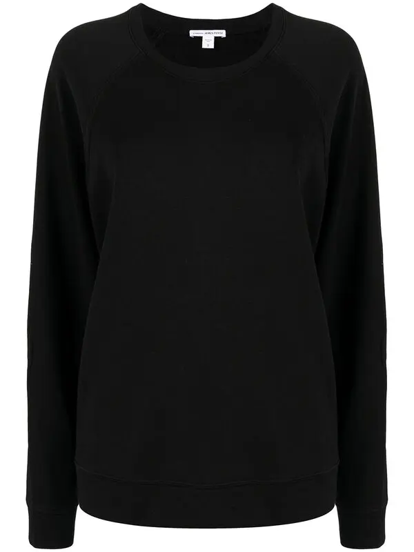 JAMES PERSE Loose-fit Terry Sweatshirt - Black