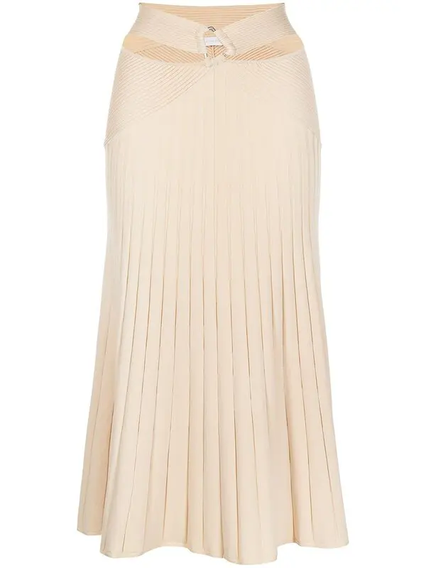 Simkhai Arabella Ribbed-knit Skirt