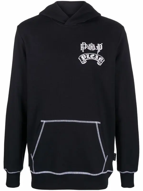 Philipp Plein Logo-print Pullover Hoodie