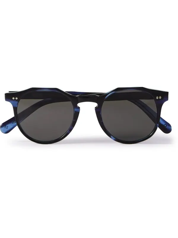 Monc Kallio Round-Frame Bio-Acetate Sunglasses In Blue - 20  display picture 1