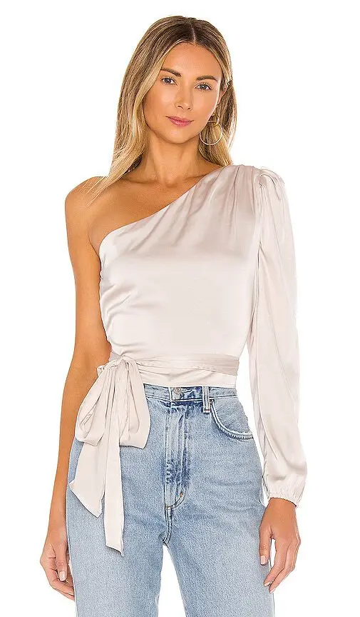 MORE TO COME Scottie One-shoulder Top