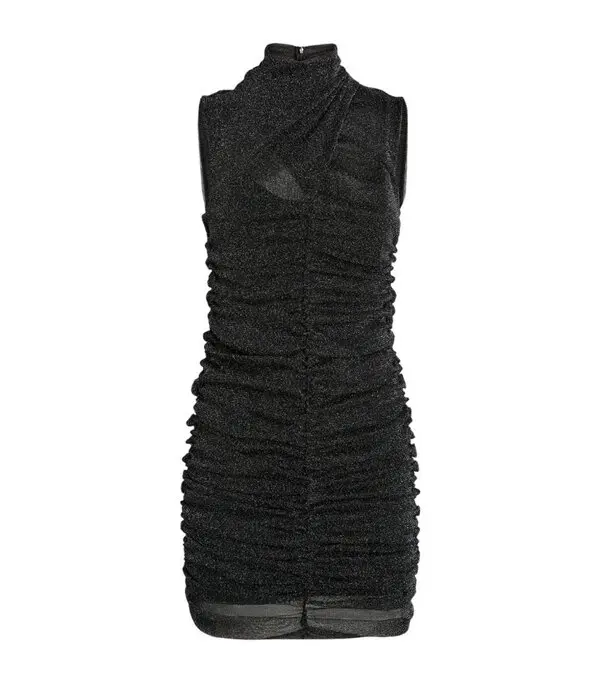 allsaints tia metallic dress ALLSAINTS Tia Metallic Dress in Gunmetal