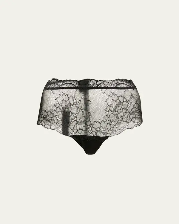 Lise Charmel Sublime En Dentelle Boyshorts - Black