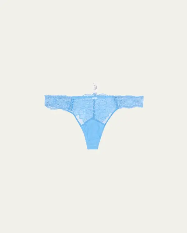 Lise Charmel Sublime En Dentelle Lace Thong - Azur Sublime