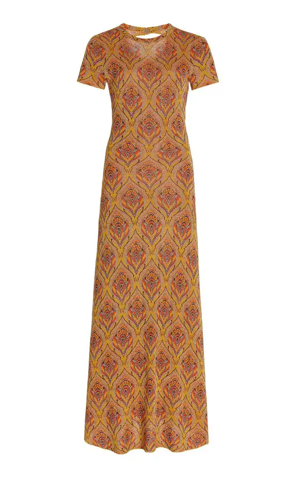 paco rabanne knit dress Paco Rabanne Short Knitted Long-Sleeve Dress