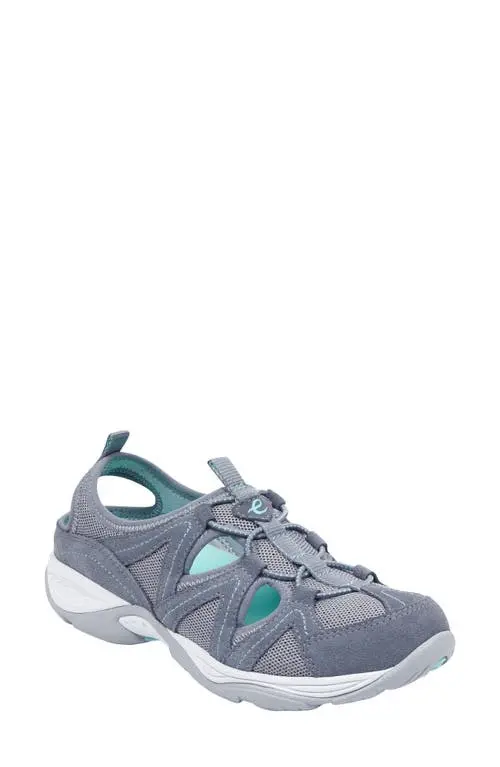 Easy Spirit Earthen Walking Sneaker - Grey Multi Suede
