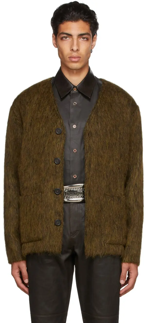 our legacy olive melange Mohair 48 トップス