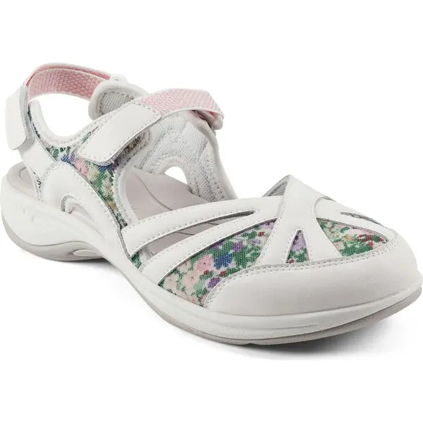 Easy Spirit Esplash Hiking Sandal - Bright White/pink Multi