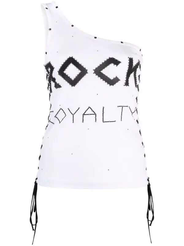 Stella McCartney Studded One-shoulder Top