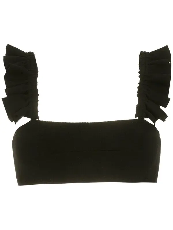 CLUBE BOSSA Zarbo Bikini Top - Black