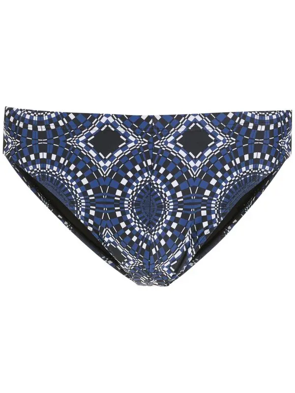 AMIR SLAMA Abstract Sunga Swimming Trunks