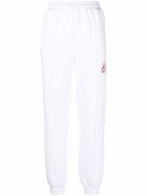 Philosophy Di Lorenzo Serafini Logo Print Cotton Joggers - White