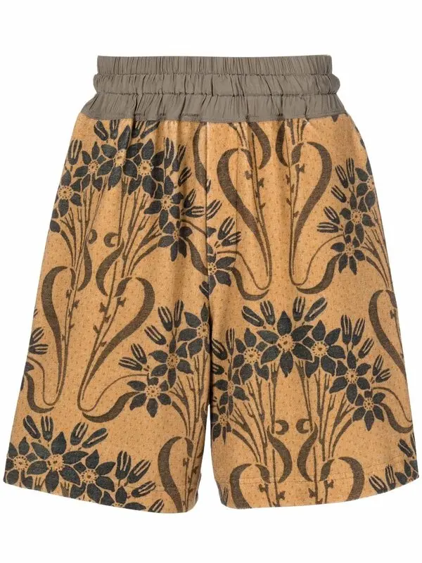 PIERRE-LOUIS MASCIA Ursula Floral-print Shorts