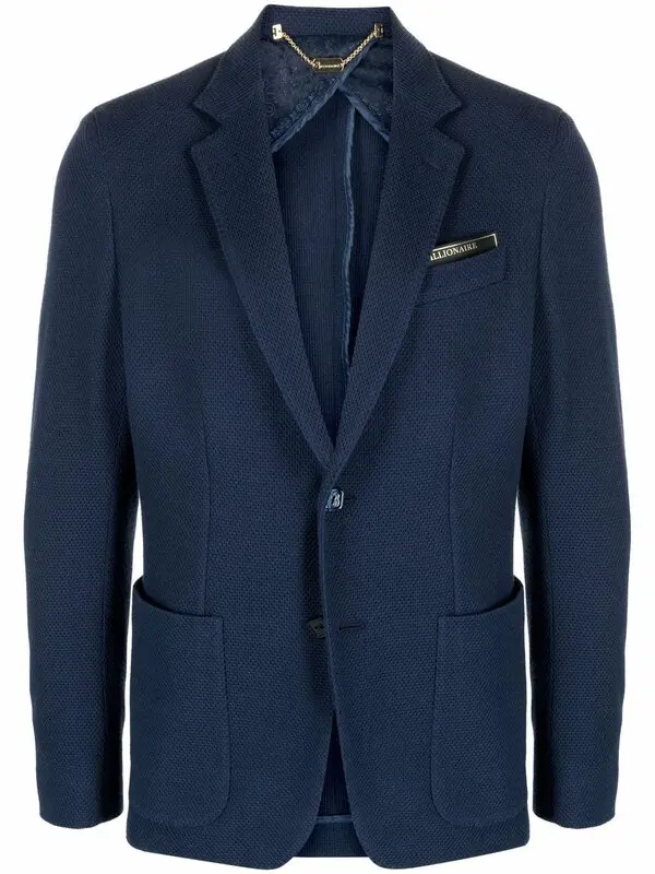 BILLIONAIRE Tailored-fit Single-breasted Blazer