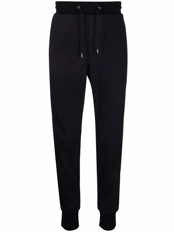 Paul Smith Side-stripe Tapered Track Pants - Blue
