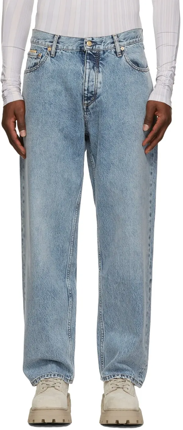 Eytys Blue Benz Jeans In Light Stone - 49% Off | Editorialist