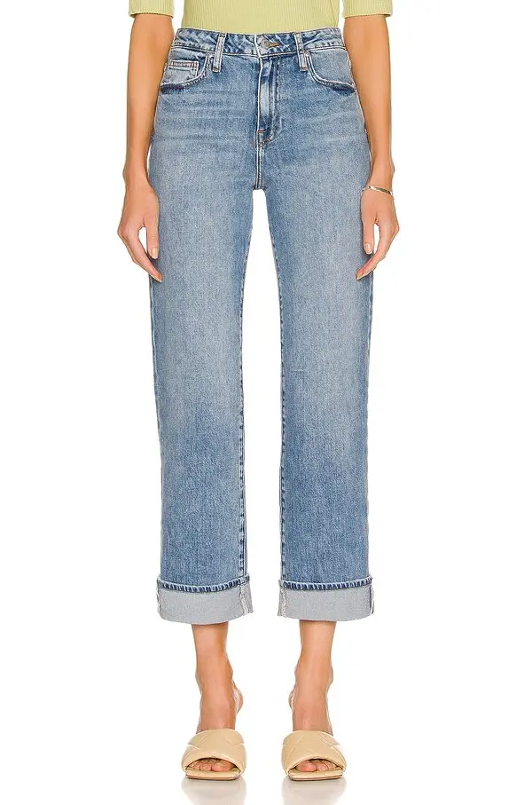 Jonathan Simkhai Tj High Rise Ankle Boot Jeans