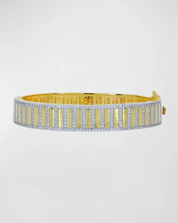 Freida Rothman Illuminating Wide Hinge Bangle