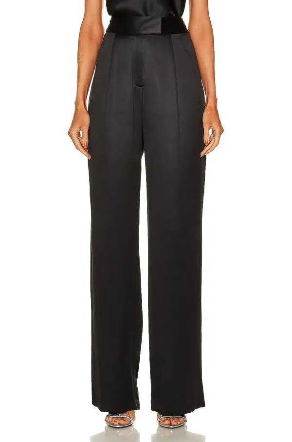 THE SEI Wide Leg Trousers - Black