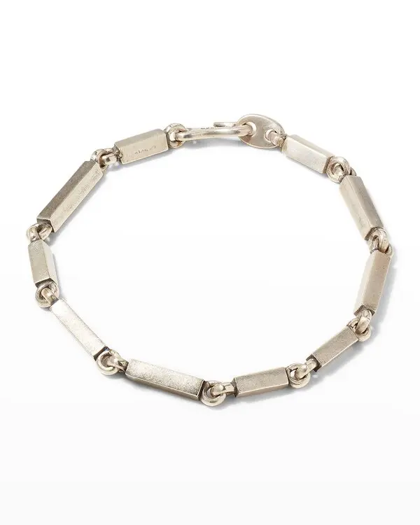 M. Cohen Sterling Bar Link Bracelet