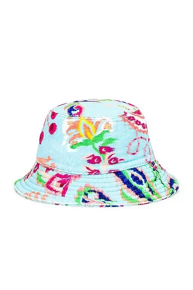 ETRO SPONGE BUCKET HAT  IN BLUE,Made  in Italy  ,Size 56 Eye Fur Bucket Hat – Insomniac Shop main image 2