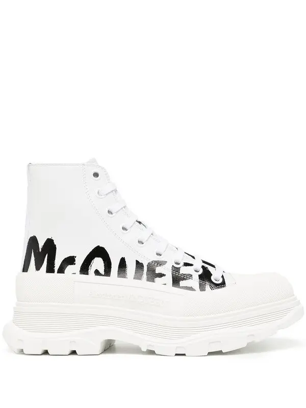 Alexander McQueen Tread Slick Sneakers - White