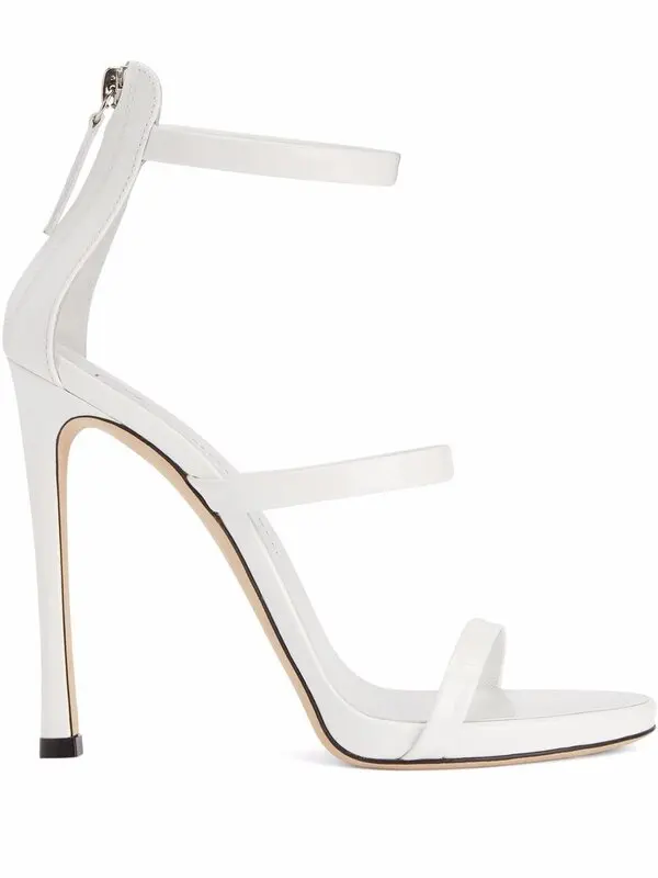 GIUSEPPE ZANOTTI 120mm Harmony Sandals - White