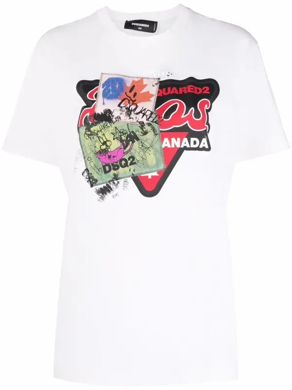 Dsquared2 Graphic Print Crew-neck T-shirt