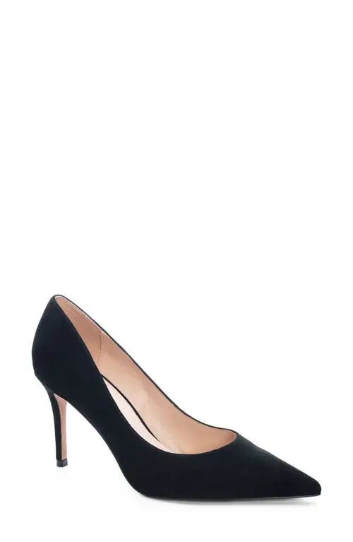 42 GOLD Rafee Pointed Toe Pump - Black Patent