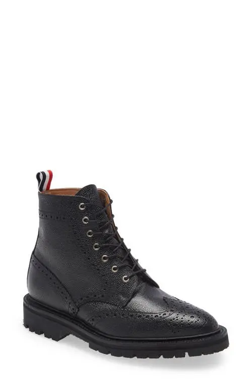 Thom Browne Classic Wingtip Boots