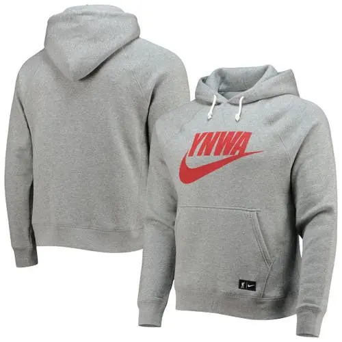 Nike Liverpool Heritage Ynwa Raglan Pullover Hoodie - Gray | Editorialist