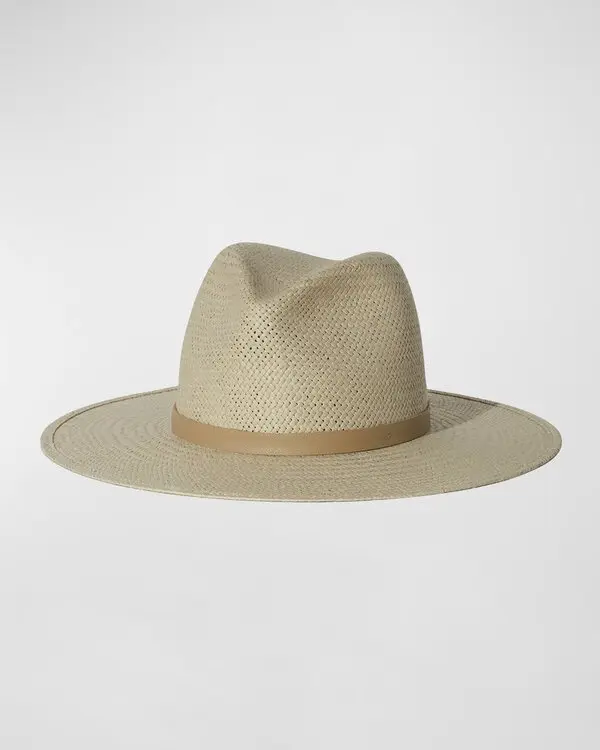 Janessa Leoné Simone Packable Fedora Hat - Sage
