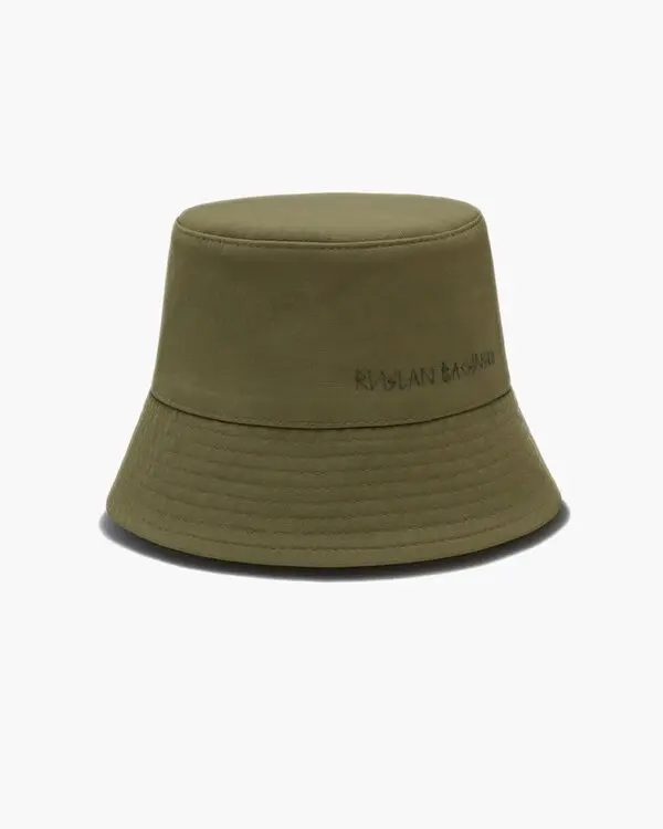 Ruslan Baginskiy Green Bucket Hat - Khaki | Editorialist display picture 3