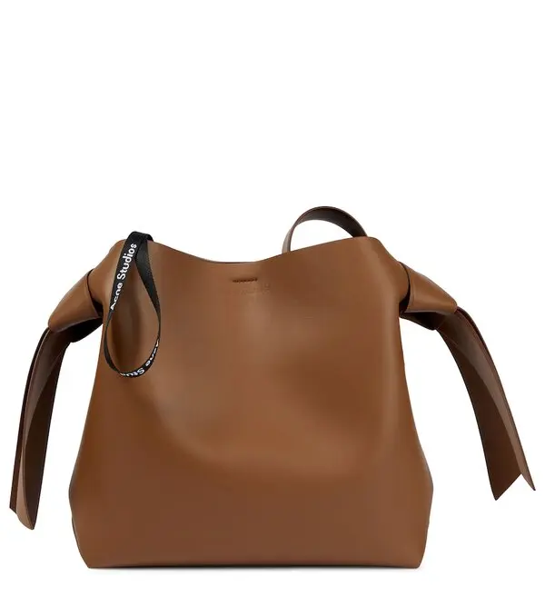 Acne Studios Musubi Medium Leather Shoulder Bag - Brown