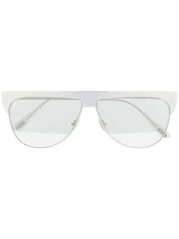 TOM FORD Mirrored Shield Sunglasses