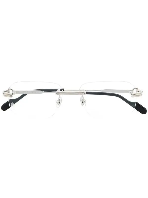 CARTIER Rimless Square-frame Glasses