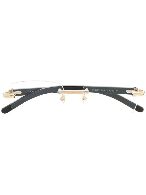 CARTIER Rimless Square-frame Glasses