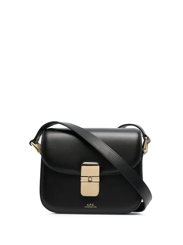 A.p.c. Mini Grace Shoulder Bag - Black