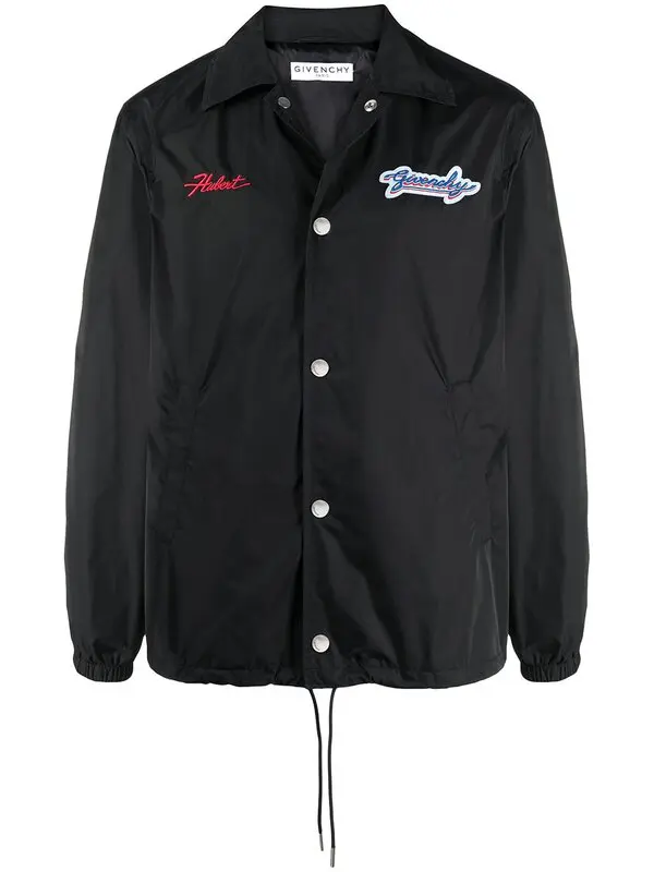 Buy Givenchy Motel Embroidered Windbreaker - Black At 50% Off 