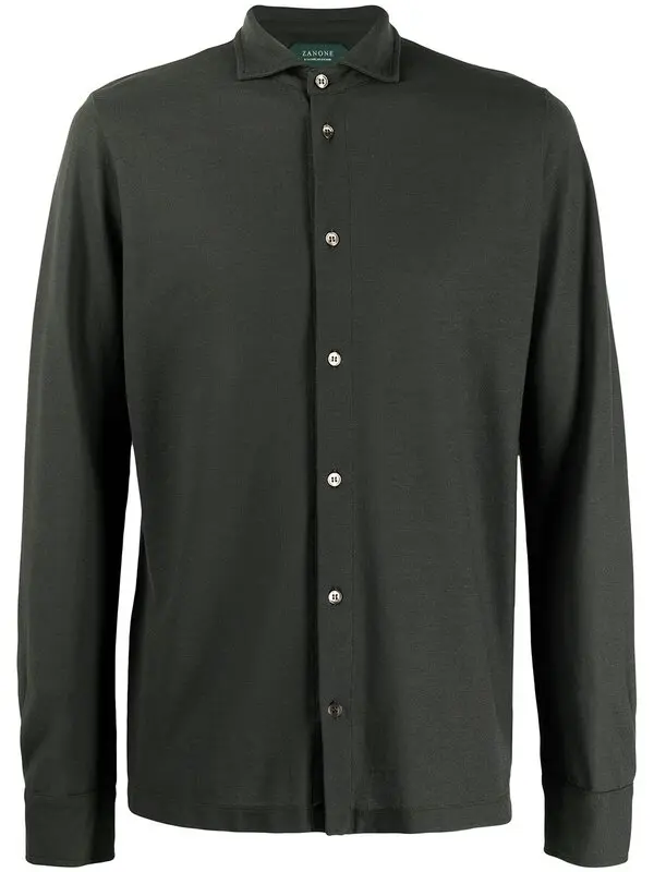 ZANONE Straight-fit Shirt - Green