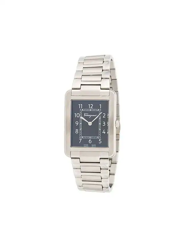 Ferragamo Portrait Gent 31x41mm Watch - Silver | Editorialist