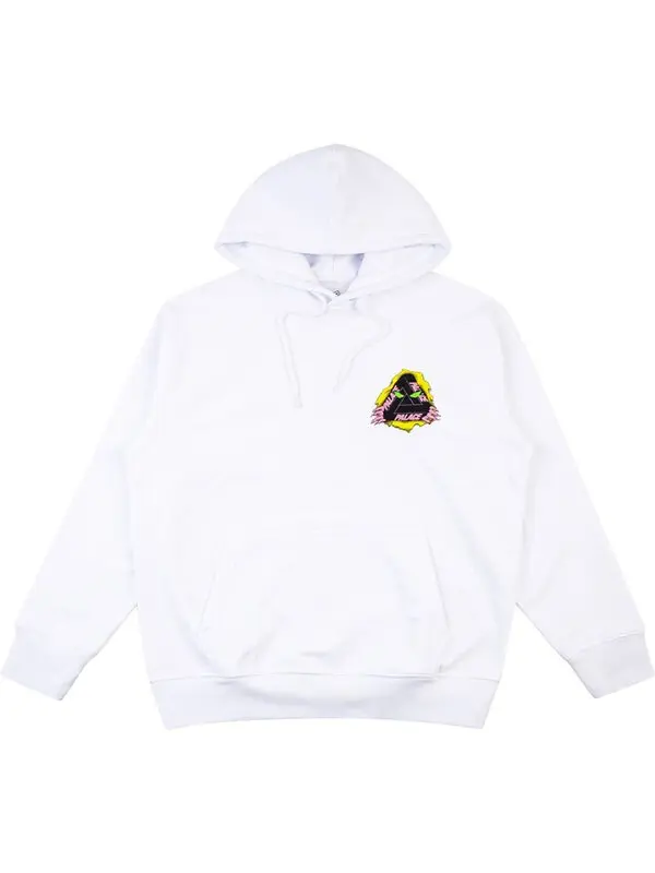 PALACE Tri-ripper Drawstring Hood - White